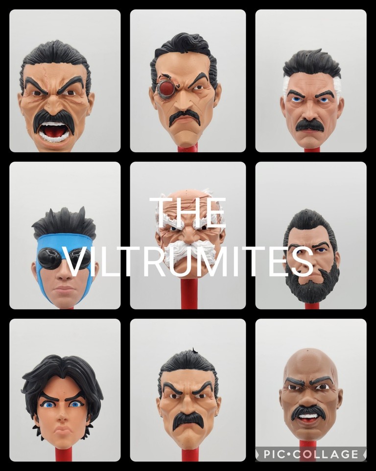 Marvel Legends Custom Invincible Viltrumite Lucan Head 1/12 Scale ...