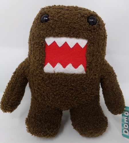DOMO w/Nanco Tag-Brown Nubby Plush Stuffed Animal Toy 2011-10" Dave ...