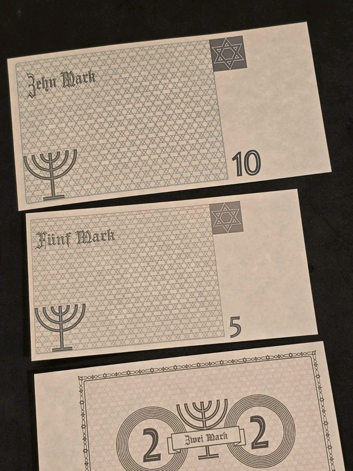 THIRD REICH Nazi German Jewish LODZ LITZMANNSTADT Getto Ghetto Currency ...