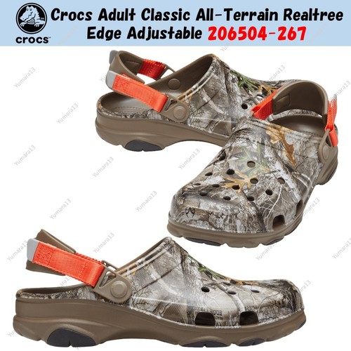 Crocs Adult Classic All-Terrain Realtree Edge Adjustable 206504-267 ...