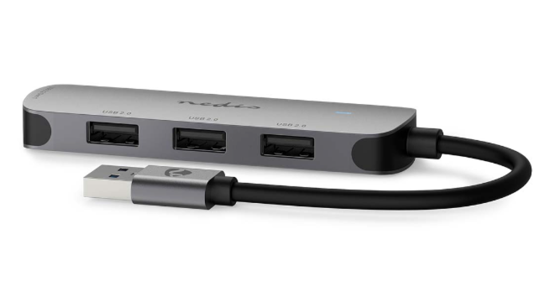 Nedis 7.5W USB Multiport Hub Grey - CCGB61210GY01 | eBay