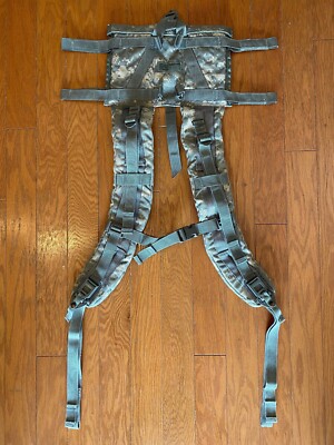 US MILITARY MOLLE II ENHANCED SHOULDER STRAPS ACU RIFLEMAN CAMPING ...