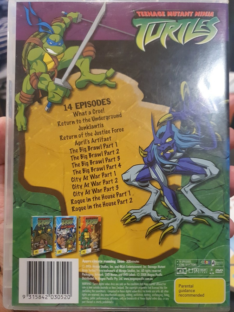 Teenage Mutant Ninja Turtles 2003 Cartoon The Big Brawl Part 2 Teenage