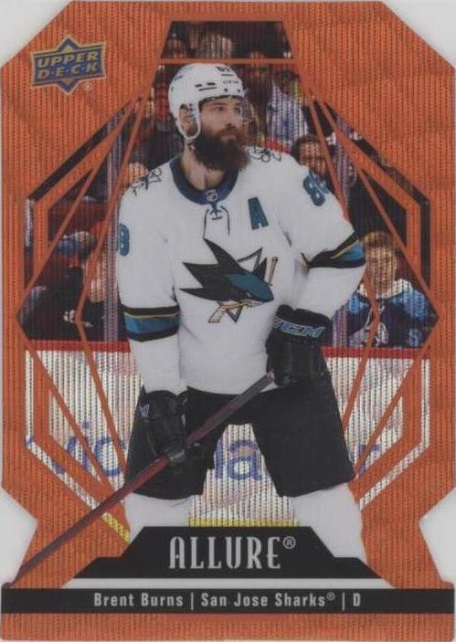 2022-23 Upper Deck Allure - Brent Burns #89 Orange Slice Die-Cut for sale online | eBay