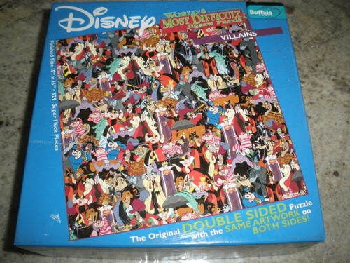 Disney World's Most Difficult Puzzle: Villains - 500 Piece Jigsaw ...
