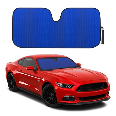 carXS Sunshade Blue Foil Reflective Windshield for Car Cover Visor ...