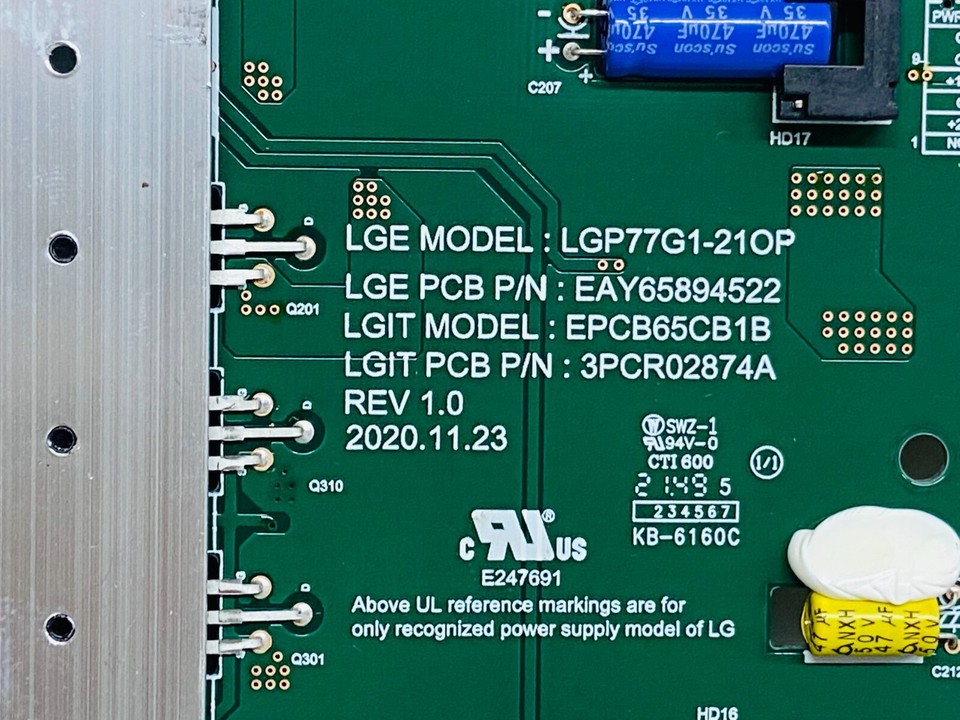 Power Supply Assembly EAY65894522 LG OLED77G1PUA | eBay