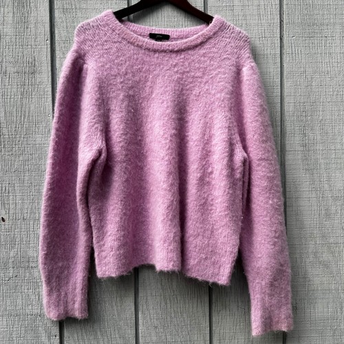 J.Crew Alpaca Merino Wool Blend Sweater Crewneck Pullover XXL Fuzzy ...