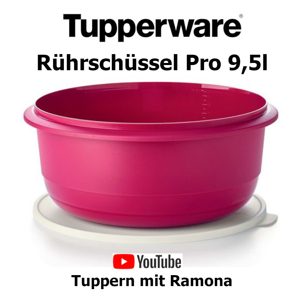 Tupperware Rührschüssel Pro Varianten beere Spritzschutzdeckel, Schüssel neu/OVP | eBay.de
