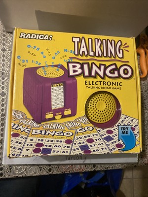 Radica Talking Bingo Electronic Bingo Game Model #1111GBBA | eBay