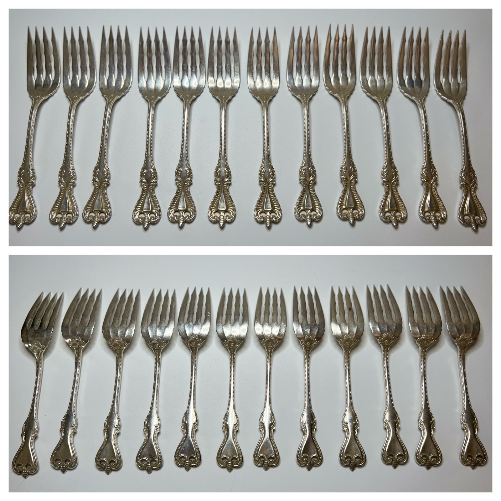 TOWLE OLD COLONIAL Pattern 1895 Sterling Silver Silverware 84 Pieces ...
