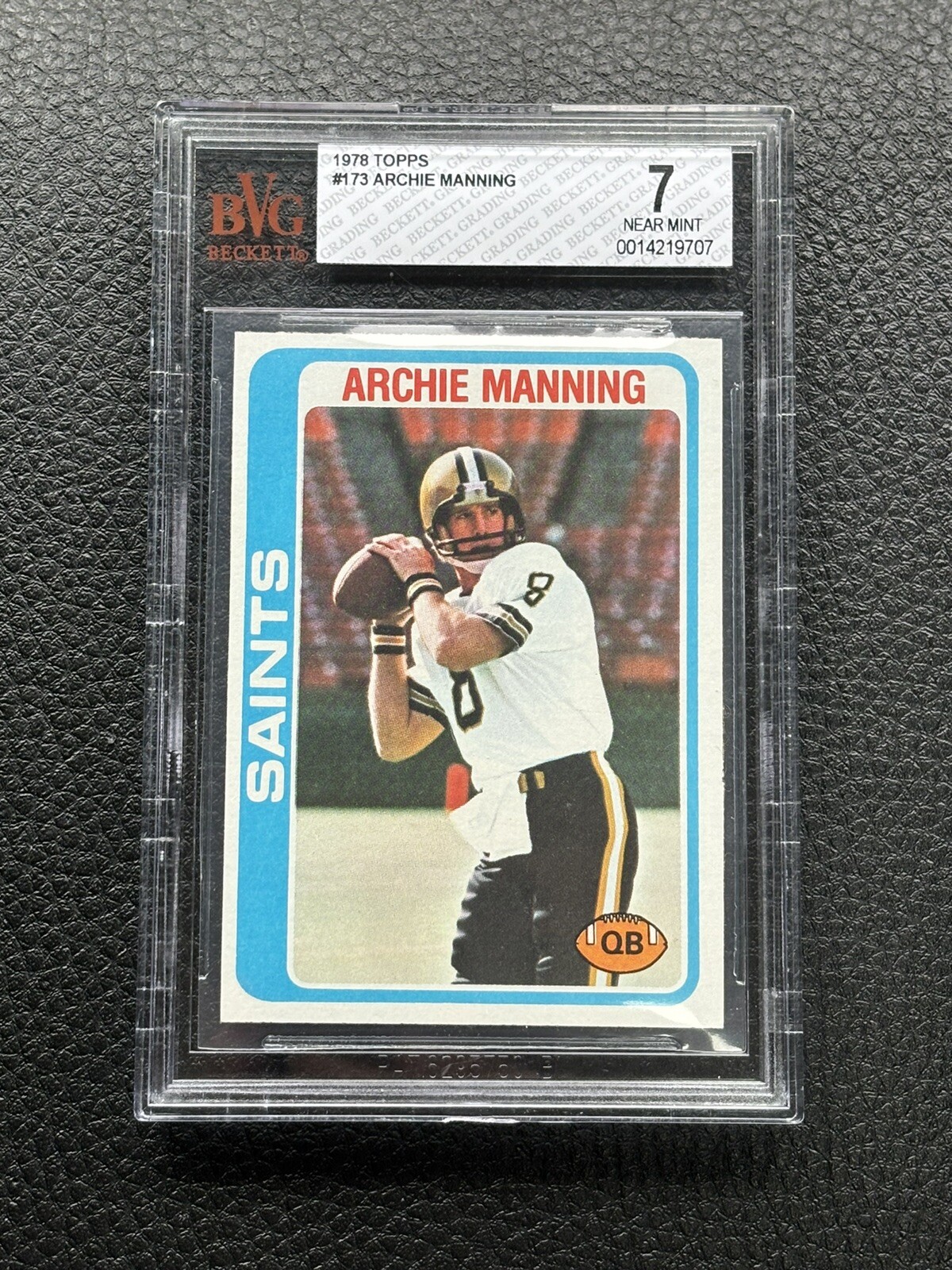1978 Topps Archie Manning BGS/BVG 7 Near Mint #173 Saints | eBay