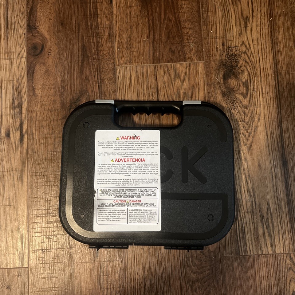 Original Glock Gun Case Box Original Lock And Sealed Manual Clamshell ...