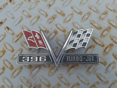 1970's Chevrolet Car 396 Turbo Jet Emblems | eBay