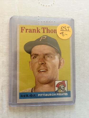 19(8 Frank Thomas Pittsburgh Pirates Topps Baseball Card #409 | eBay
