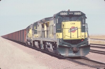 CNW 8501 C40-8 OGEX BILL WY (NORTH WESTERN) ORIGINAL SLIDE 10-01-90 T3 ...