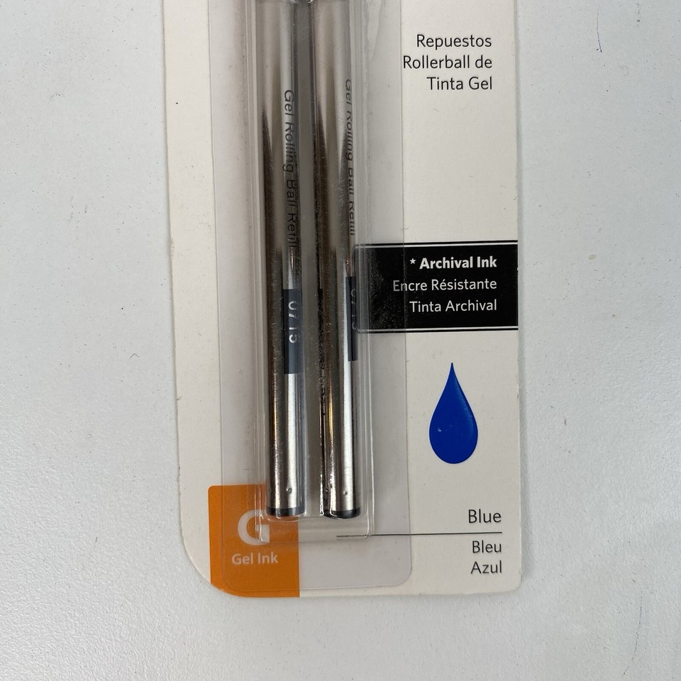 Cross 8521-2 Blue Pen Refills for Selectip Gel Rolling Ball ( Lot of 2 ...