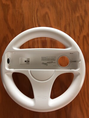 Nintendo Wii White "Wii Wheel" Steering Wheel for Wii Remote (EXCELLENT ...