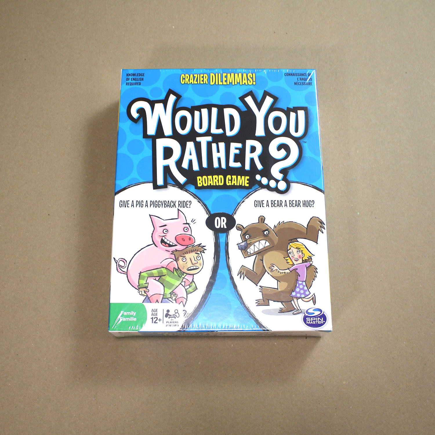 Would You Rather? Board Game by Spin Master Crazier Dilemmas! Family ...