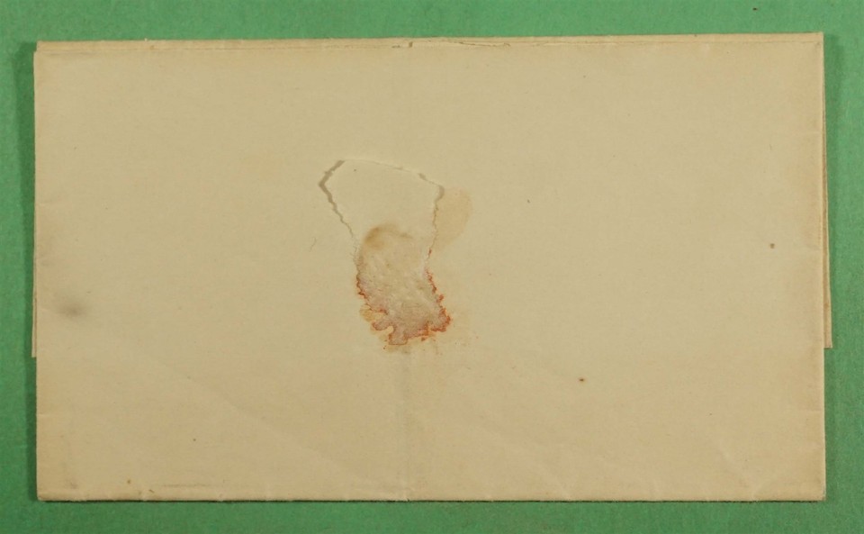 DR WHO 1836 STAMPLESS F/L PAID 25C PROVIDENCE RI TO COOL SPRING NC ...