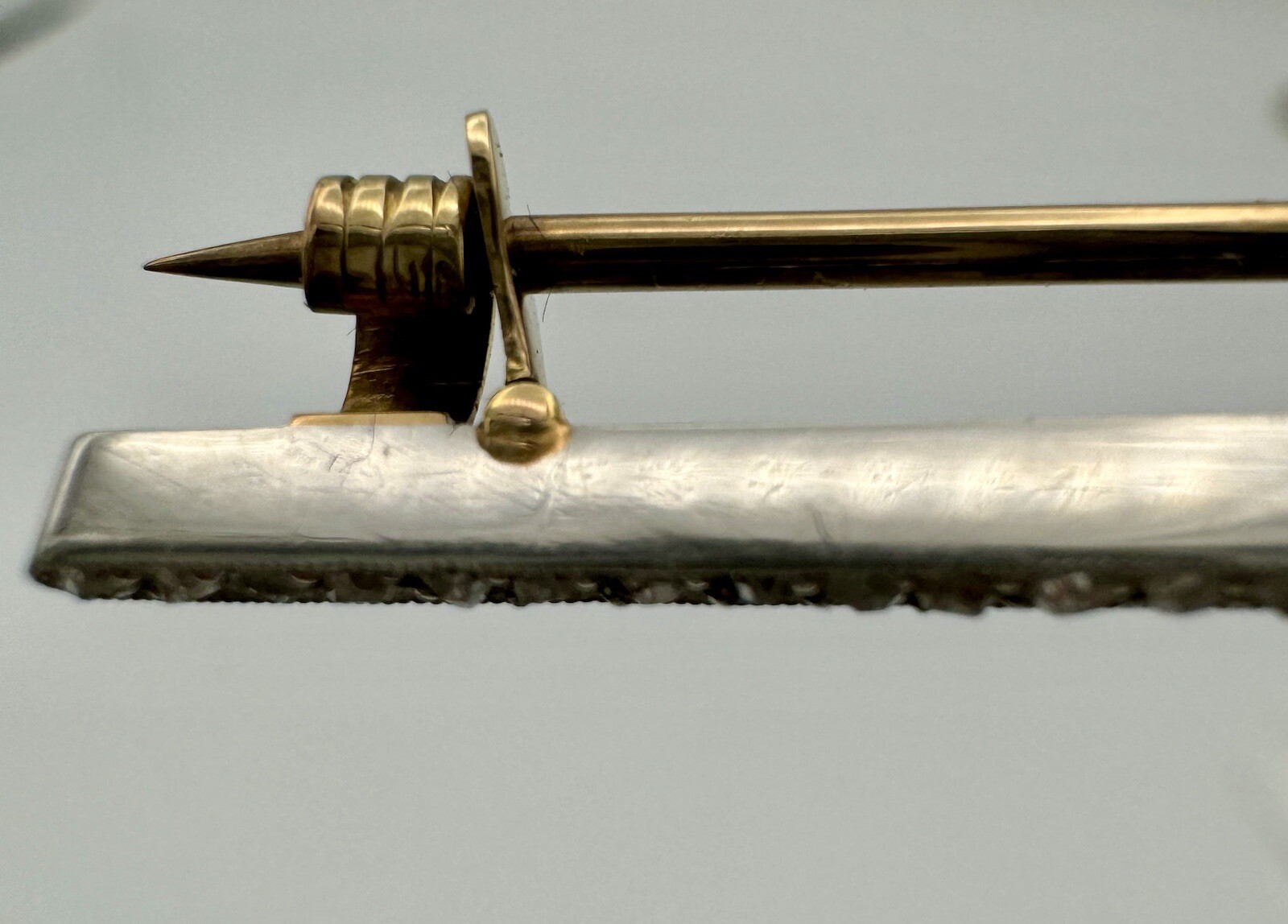 RARE 1900'S GEBR. FRIEDLANDER 4.00+ CTW DIAMOND PLATINUM GOLD BROOCH ...