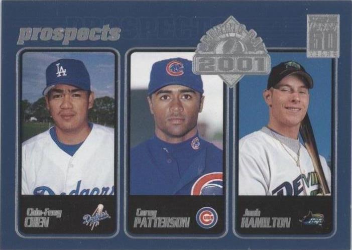 2001 Topps Opening Day - Josh Hamilton, Corey Patterson, Chin-Feng Chen ...