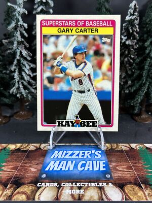 1989 Topps Kay Bee Superstars of Baseball Gary Carter Mets 4 of 33 | eBay