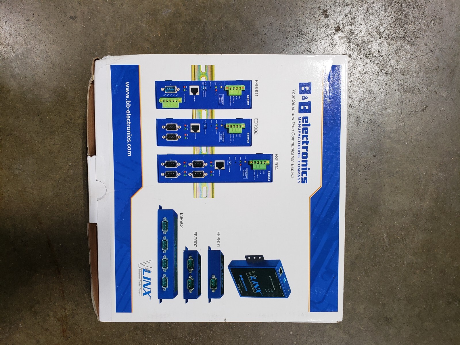 Bb-esr901 VLINX B&b Electronics Serial Ethernet Server J7 for sale ...