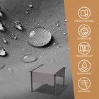 10*10ft dark grey columns dark grey adjustable polyester sunshade cloth ...