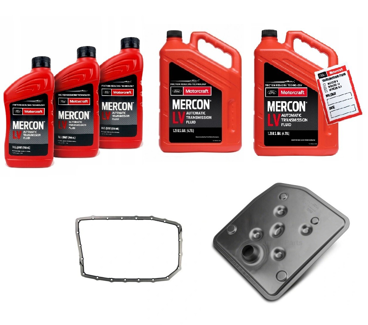Motorcraft Mercon LV 12,3L Con Filtro Del Cambio FT188 Per Ford 6R80 | eBay