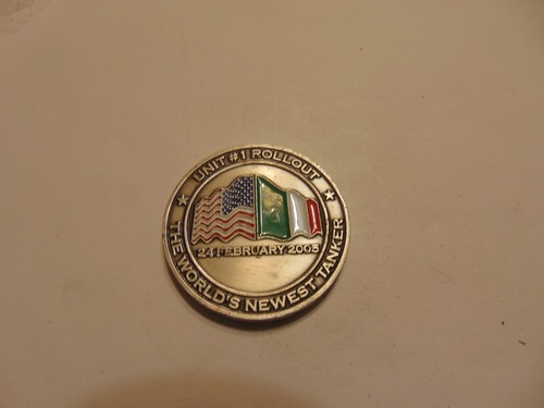 CHALLENGE COIN KC-67A TANKER TRANSPORT ITALIAN AIR FORCE BOEING UNIT 1 ...