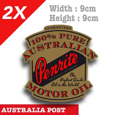 PENRITE Oil Logo Vintage Logo Vinyl Sticker | eBay Australia