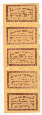 1961 US Local Stamp Missouri Secession McDonald Territory Provisional ...