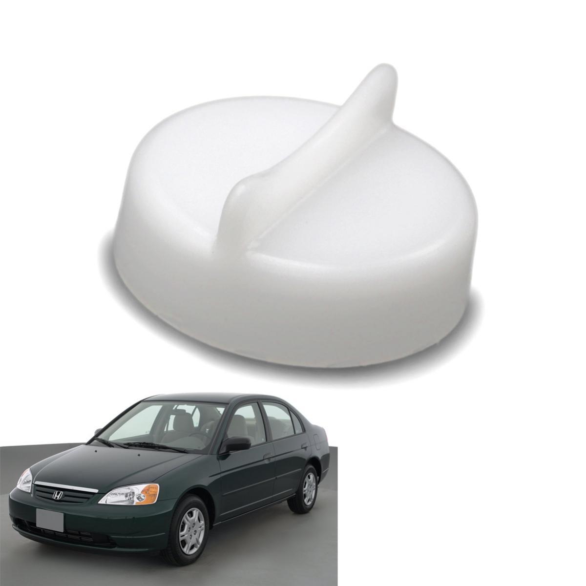 White Radiator Coolant Reservoir Recovery Tank Cap For Honda Civic ...