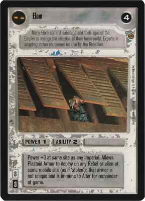 Elom (Jabba's Palace) | Decipher Star Wars CCG | NM/LP | eBay