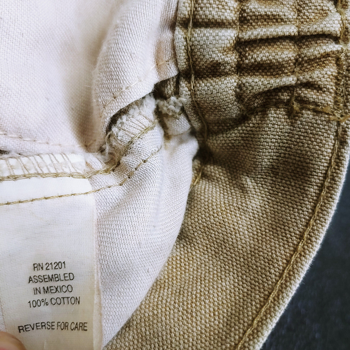 Authentics By Farah Garment Washed Womens Size 36x30 Tan Authentics By Farah Garment Washed Womens Size 36x30 Tan