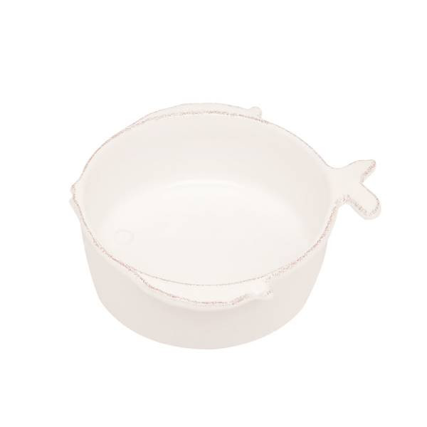 Suppenteller, Schale MARINA FISCH D. 15cm weiß bianco Keramik Virginia ...
