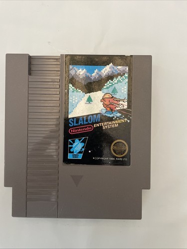 Nintendo NES Slalom Video Game Cartridge Sports Series 1986 | eBay