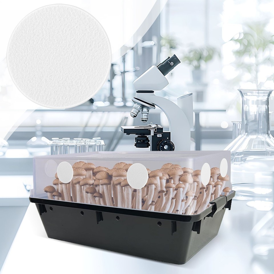 Monotub Adhesive Filter Disks Mushroom Growing Filter Pad Replacements ...