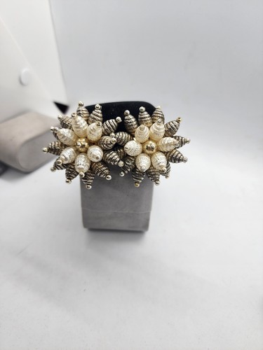 Beautiful Vintage Beaded Cluster Clip On Earrings | eBay