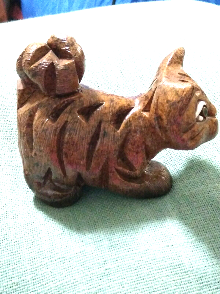 VTG Artesania Rinconada Uruguay FOLK ART Cat POTTERY Clay Figurine ...