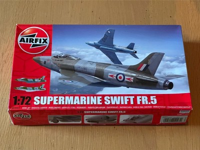 Airfix 1:72 Supermarine Swift FR 5. Box and packaging opened, but ...