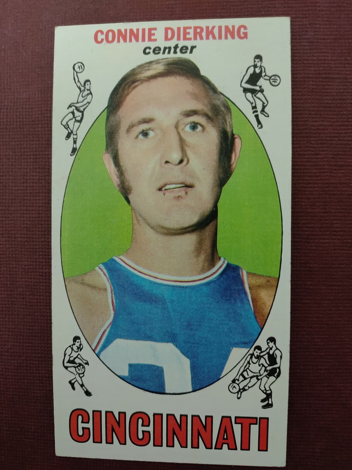 1969 Topps Basketball #28 Connie Dierking "Cincinnati Royals" **FREE ...