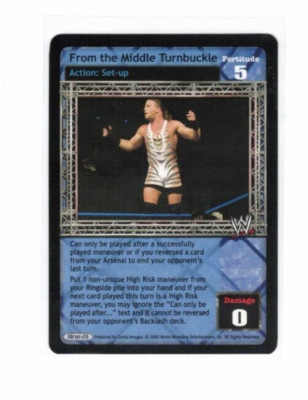 WWE Raw Deal Card: From The Middle Turnbuckle- RVD | eBay
