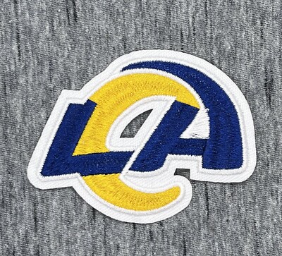 LOS ANGELES RAMS EMBROIDERED IRON ON PATCH 2.25” X 3.00” FREE SHIPPING ...
