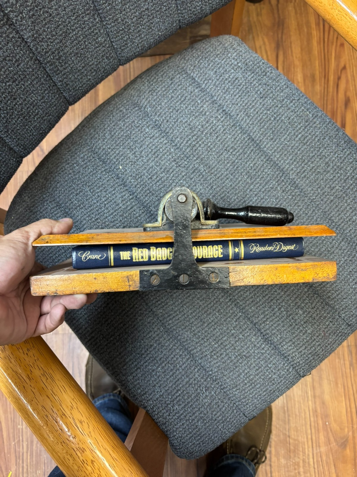 Victorian Antique Book Press Tabletop Bookbinding | eBay