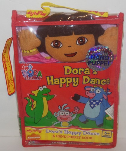Dora The Explorer Dora's Happy Dance Hand Puppet Book Early Language ...