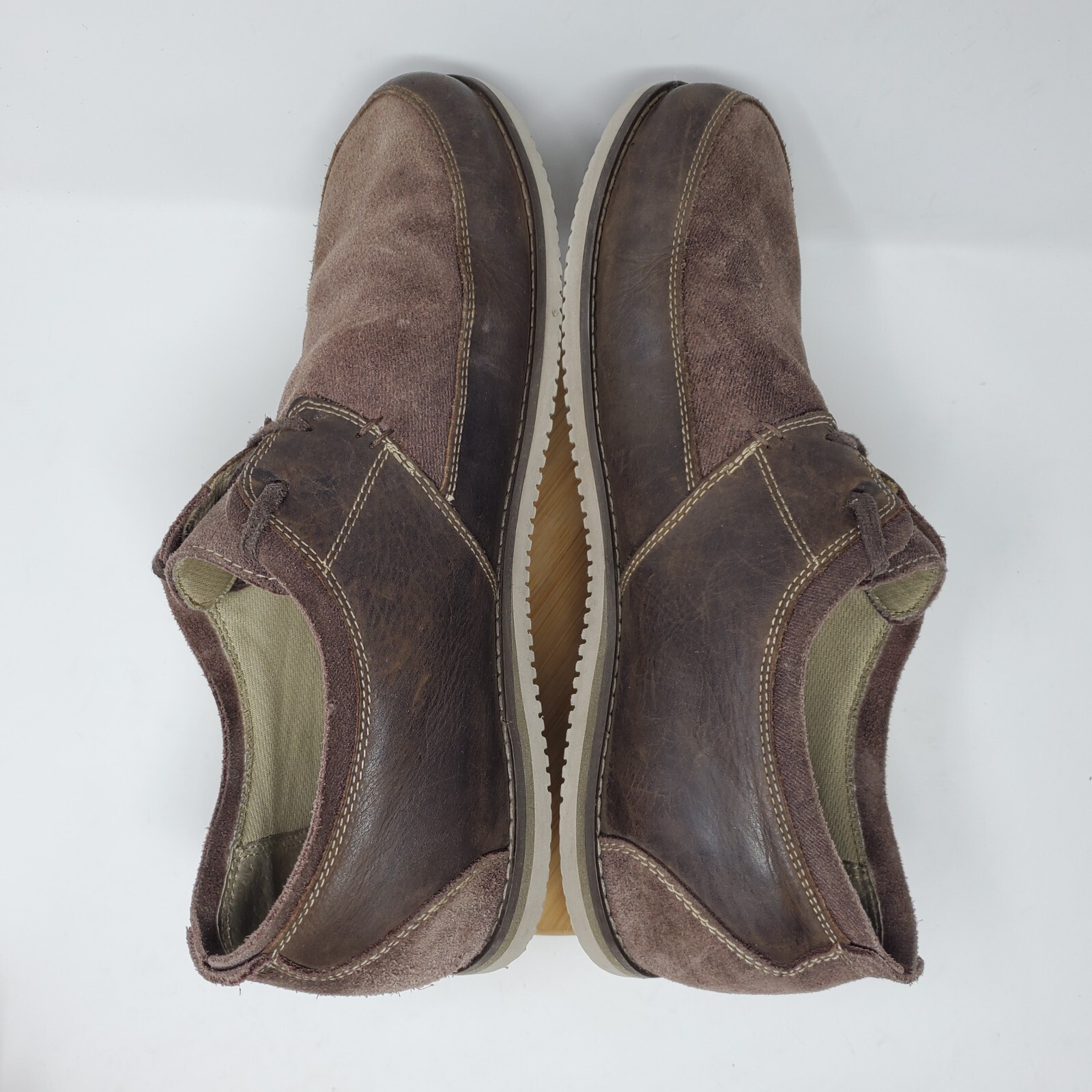 Ahnu Parkside Mens 12 Shoes Brown Leather Lace Up Der… - Gem