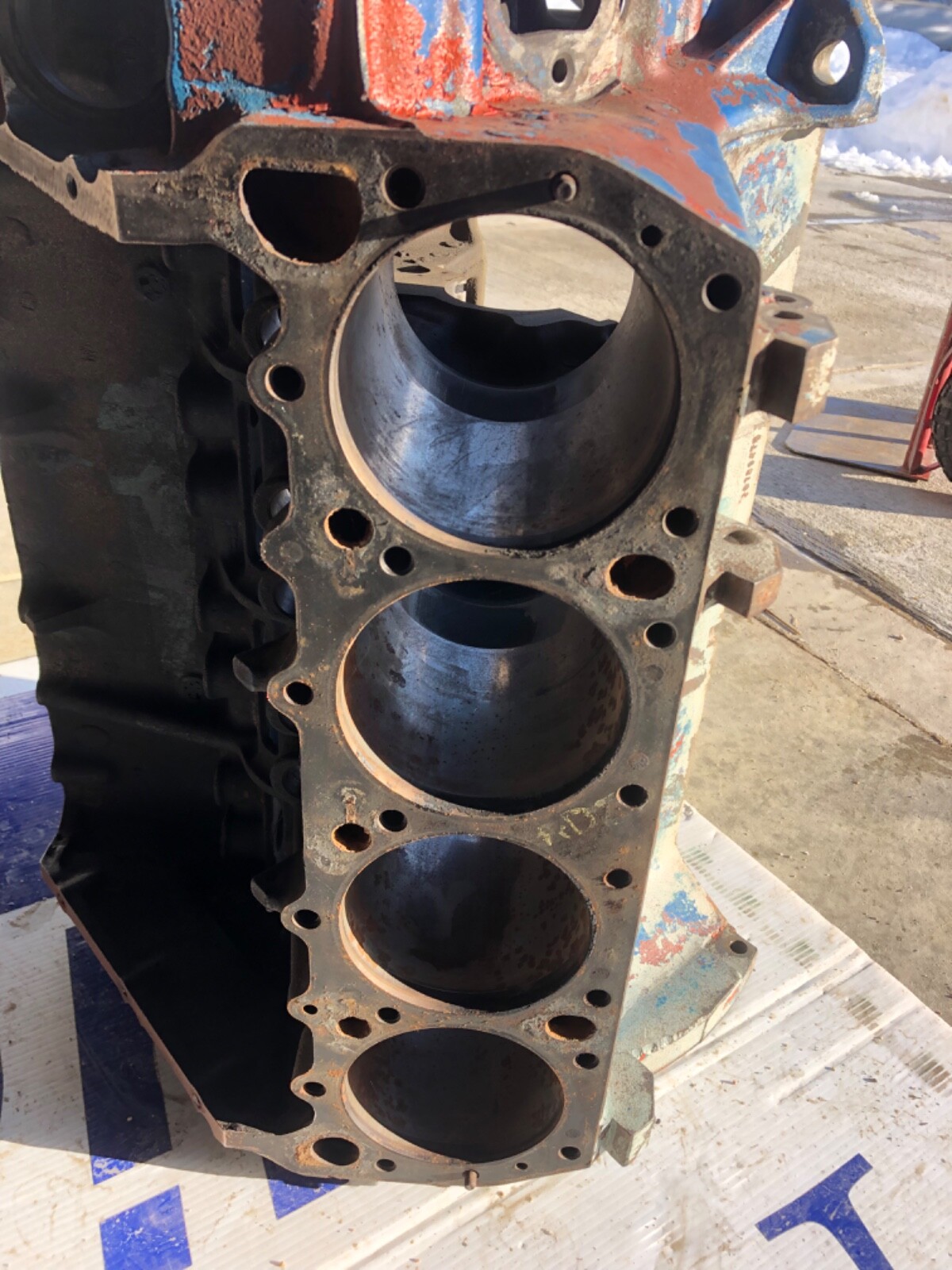 Mopar 440 Block STD Bore Date c: 01-09-1977 no main caps! | eBay