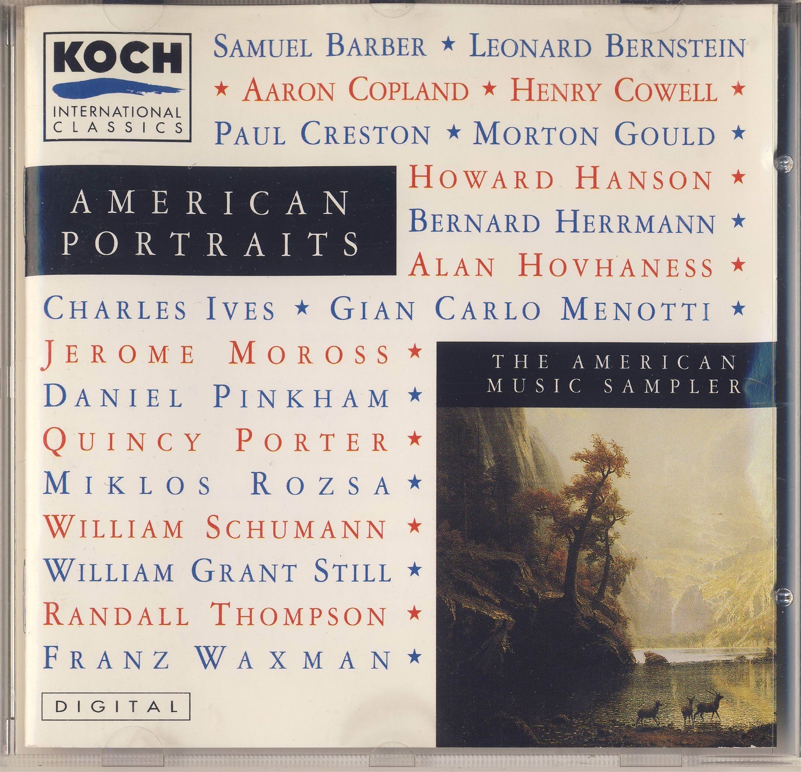 Ives, Barber, Copland, Bernstein, Menotti: American Portraits (Koch ...